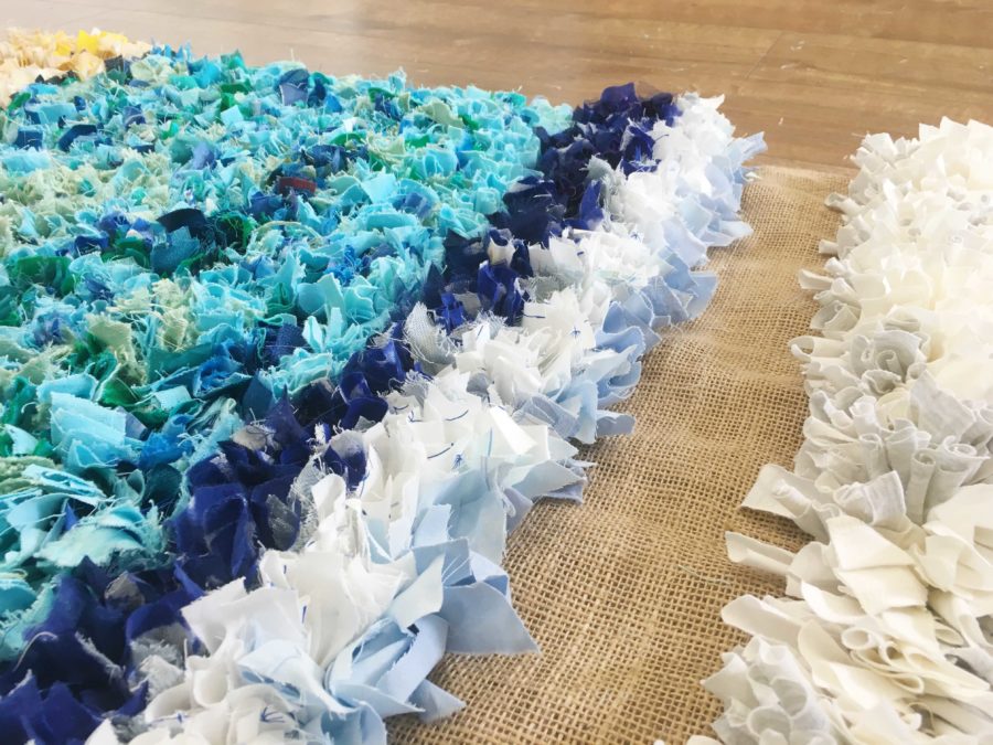 Ragged Life Blog | Clouds Rag Rug - Ragged Life Blog