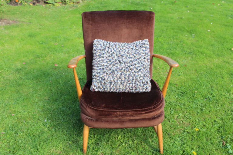 Ragged Life Blog | How to Make a Rag Rug Cushion - Ragged Life Blog ...