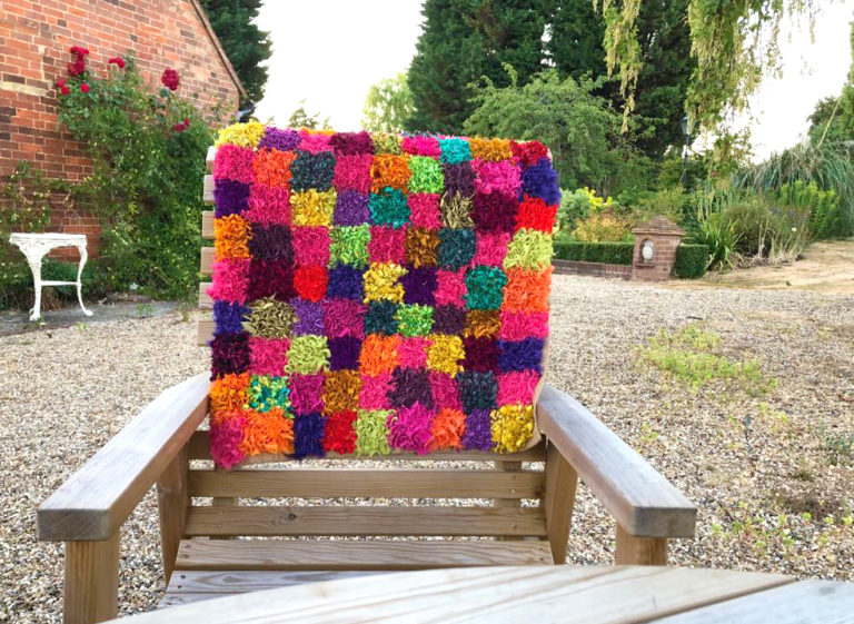 Ragged Life Blog | My Mum's Sari Silk Rag Rug - Ragged Life Blog