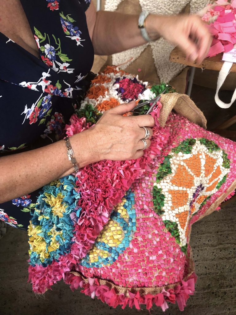 Ragged Life Blog | Pink Rag Rug Inspired by Matthew Williamson - Ragged ...