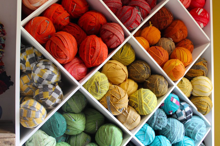 Ragged Life Blog | Craft Storage Makeover - Our Wonderful Wall of Wool ...
