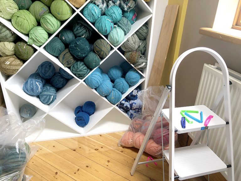 Ragged Life Blog | Craft Storage Makeover - Our Wonderful Wall of Wool ...