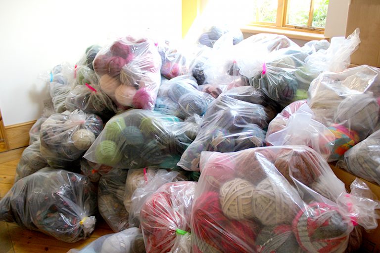 Ragged Life Blog | Craft Storage Makeover - Our Wonderful Wall of Wool ...