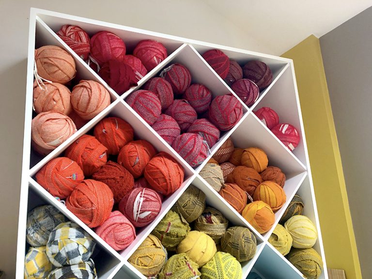 Ragged Life Blog | Craft Storage Makeover - Our Wonderful Wall of Wool ...
