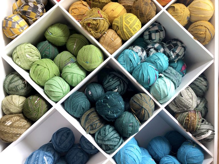 Ragged Life Blog | Craft Storage Makeover - Our Wonderful Wall of Wool ...
