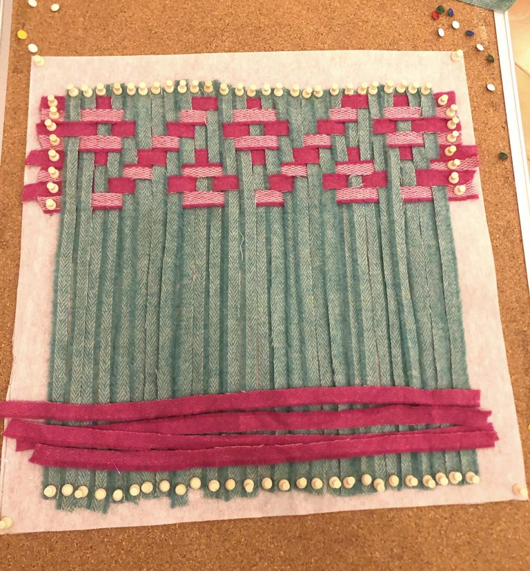 Ragged Life Blog | Ribbon Weaving with Blanket Yarn - Ragged Life Blog