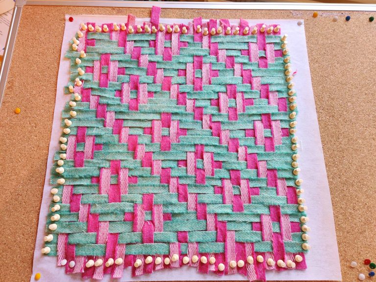 Ragged Life Blog | Ribbon Weaving with Blanket Yarn - Ragged Life Blog