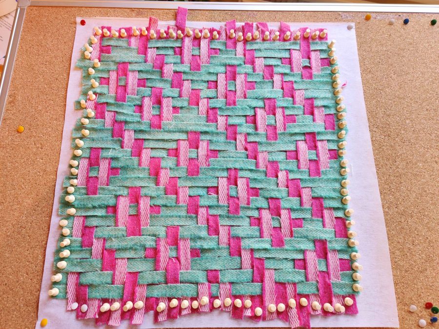 Ragged Life Blog | Ribbon Weaving with Blanket Yarn - Ragged Life Blog