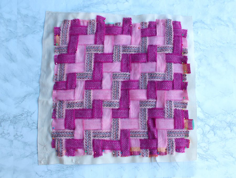 Ragged Life Blog | Ribbon Weaving with Blanket Yarn - Ragged Life Blog