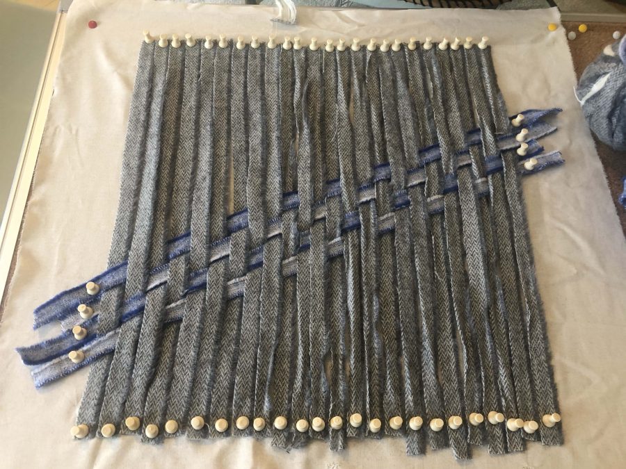 Ragged Life Blog | Ribbon Weaving with Blanket Yarn - Ragged Life Blog