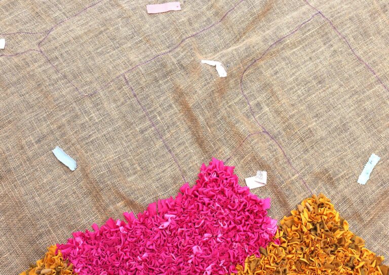 Ragged Life Blog | Watercolour Brushstroke Inspired Rag Rug - Ragged ...