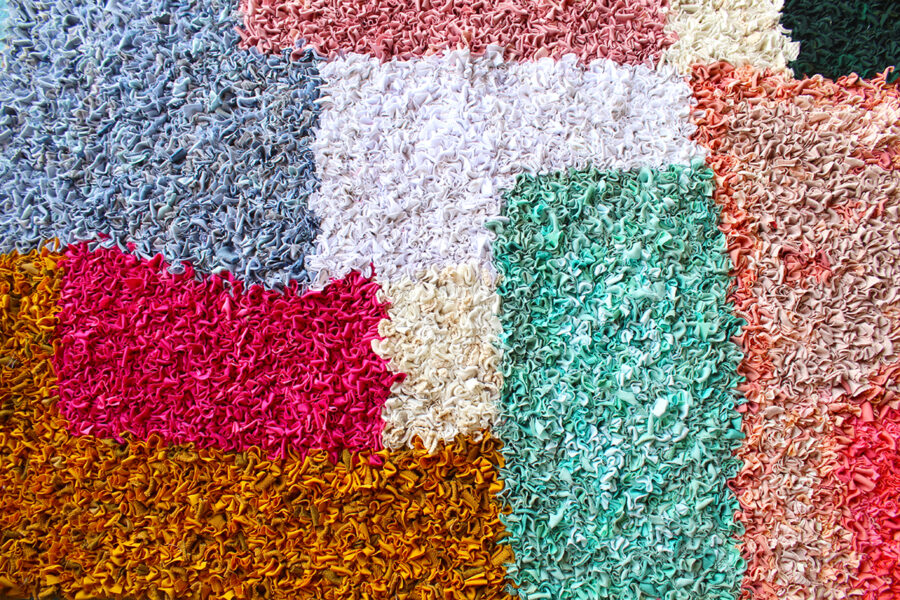Ragged Life Blog | Watercolour Brushstroke Inspired Rag Rug - Ragged ...