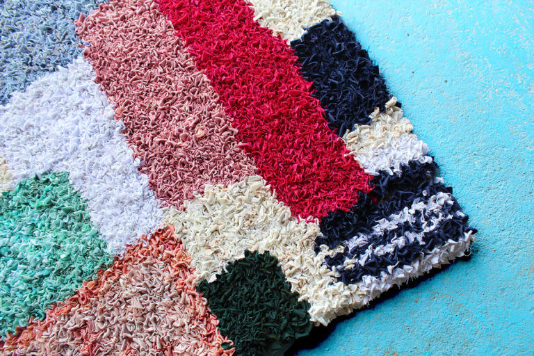 Ragged Life Blog | Watercolour Brushstroke Inspired Rag Rug - Ragged ...