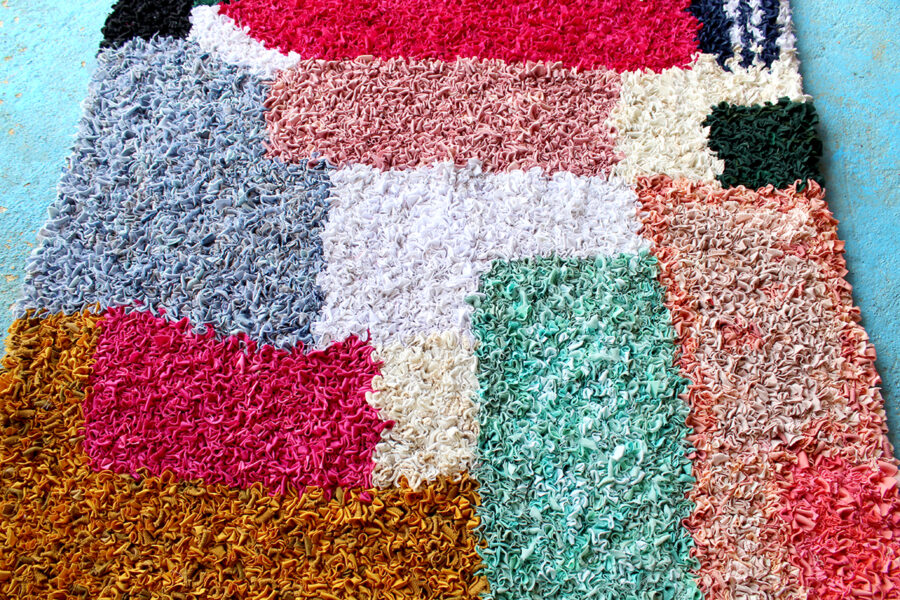 Ragged Life Blog | Watercolour Brushstroke Inspired Rag Rug - Ragged ...