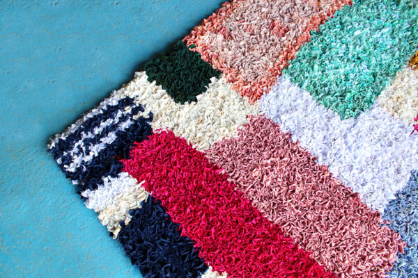 Ragged Life Blog | Watercolour Brushstroke Inspired Rag Rug - Ragged ...