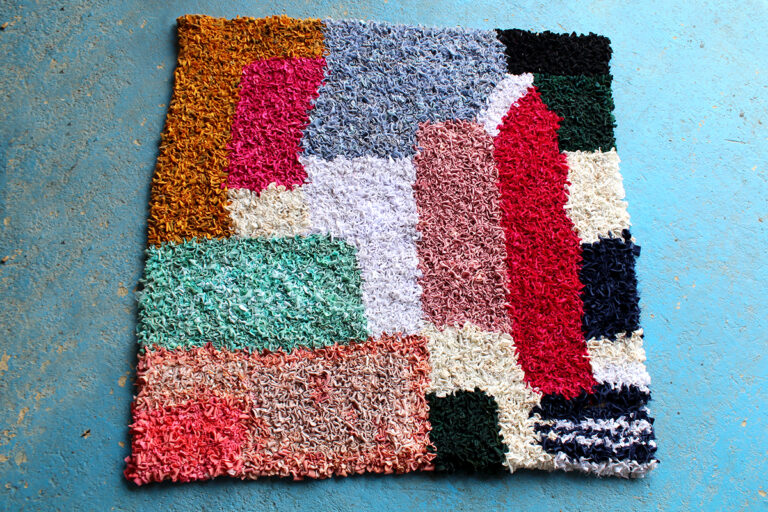 Ragged Life Blog | Watercolour Brushstroke Inspired Rag Rug - Ragged ...