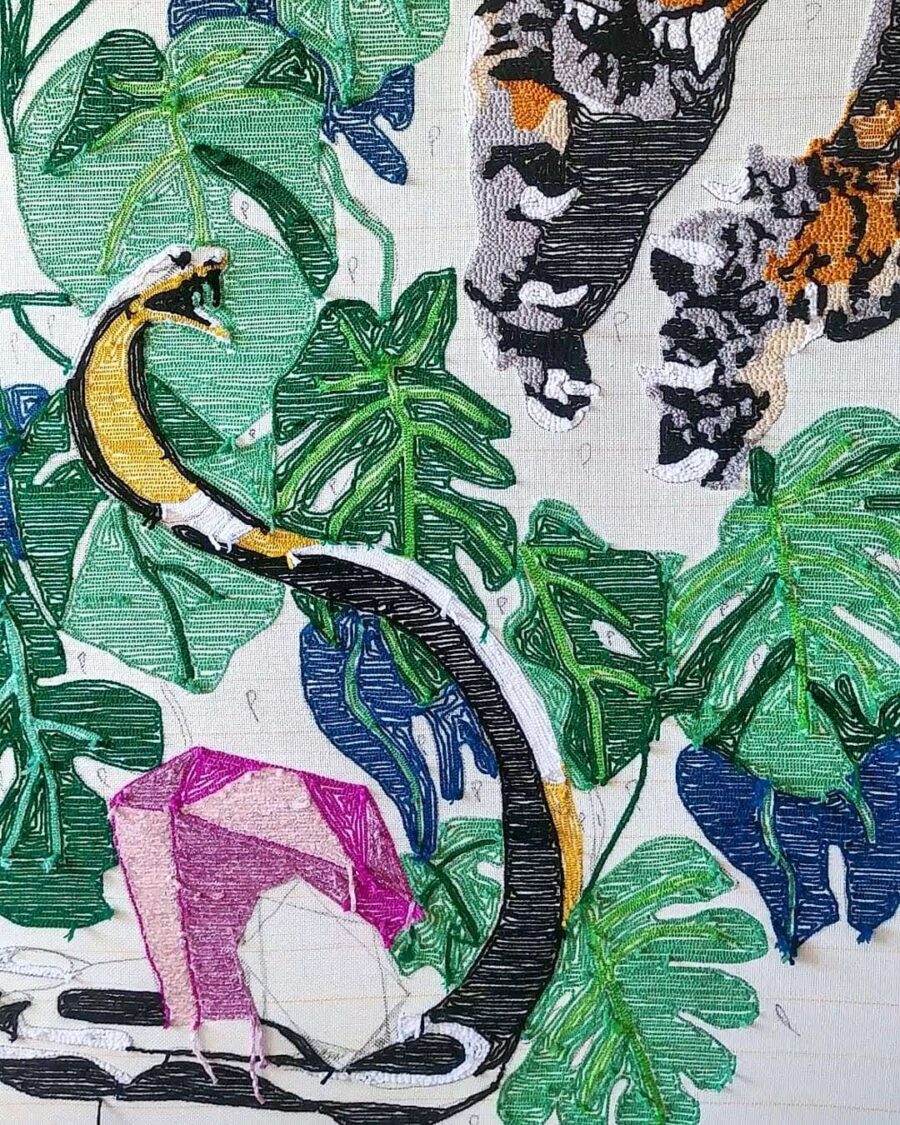 Ragged Life Blog | Q&A with Textile Artist Simone Elizabeth Saunders ...
