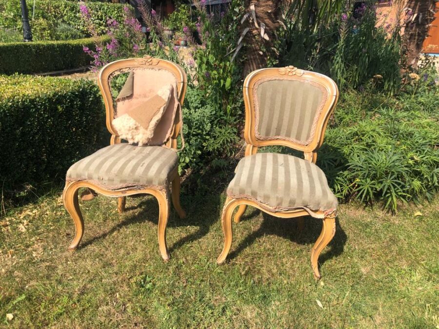 Ragged Life Blog | Upholstering a rag rug chair - Ragged Life Blog