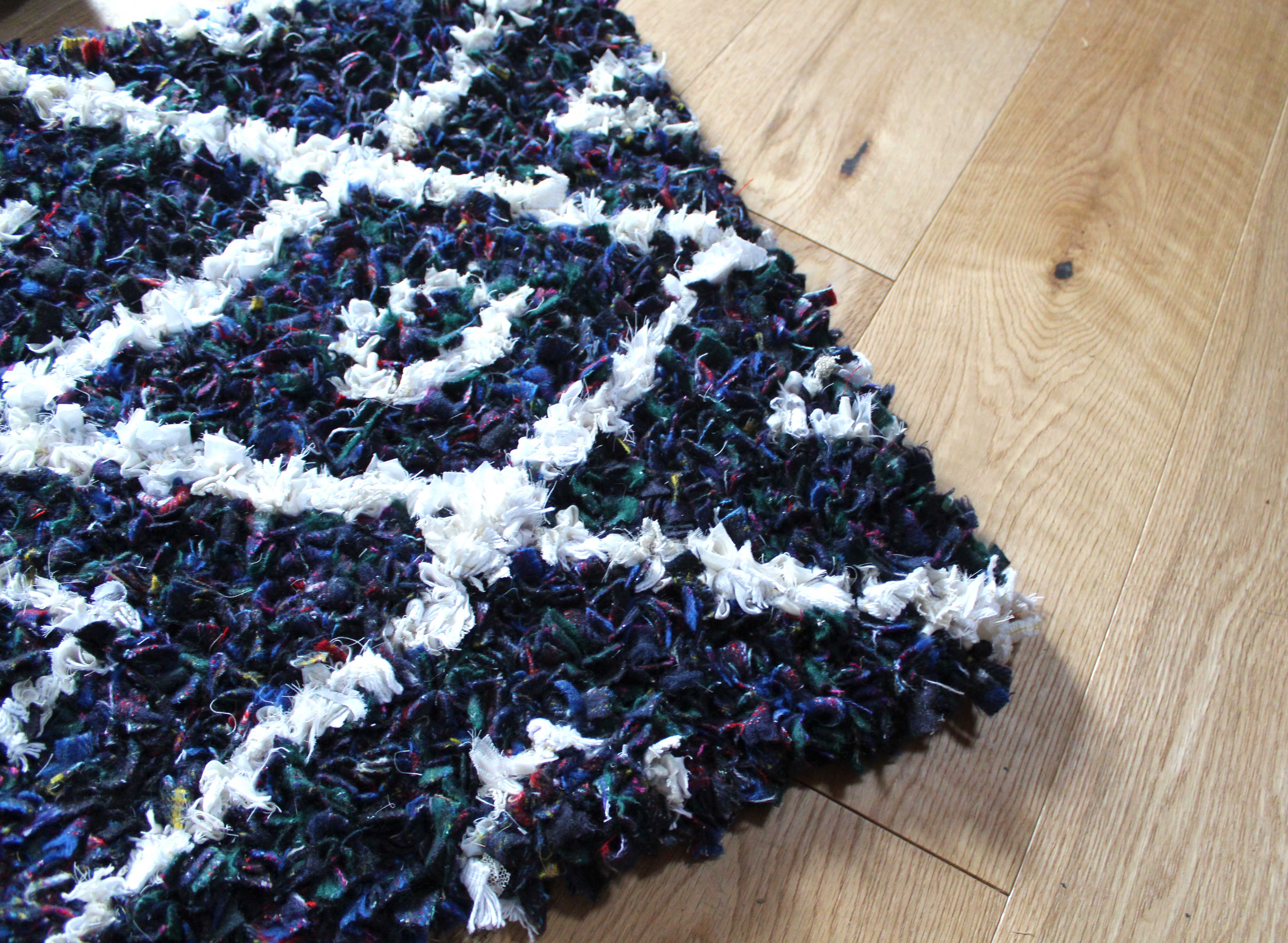 Ragged Life Blog | Small-corner-of-tartan-rag-rug - Ragged Life Blog